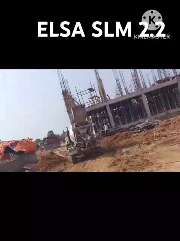 Site work Elsa SLM Model EL 2.2, Output capacity 2 cubic meter - YouTube