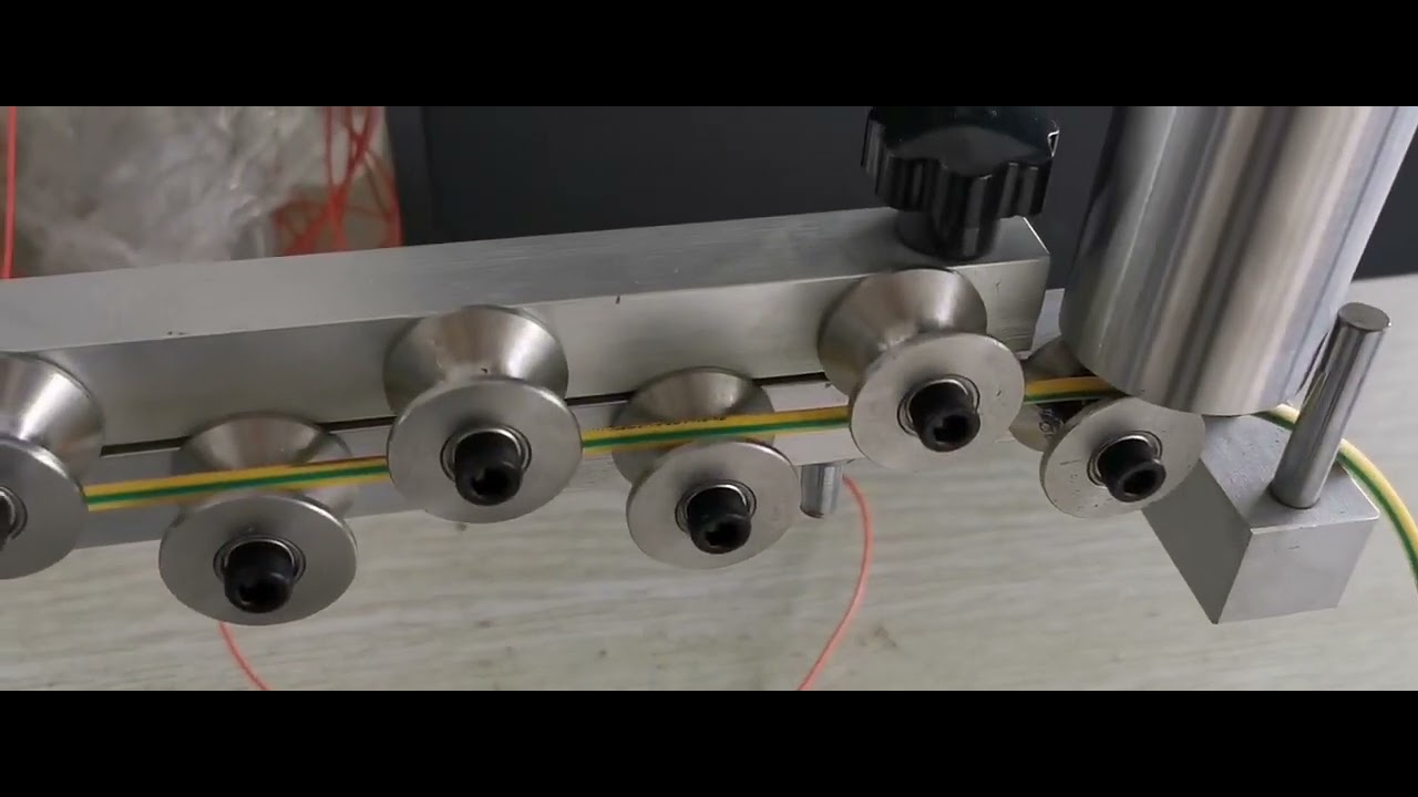 Automatic 35sqmm wire cutting stripping machine with inkjet marking ...