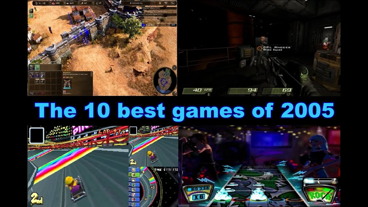 The 10 best games of 2005 - YouTube