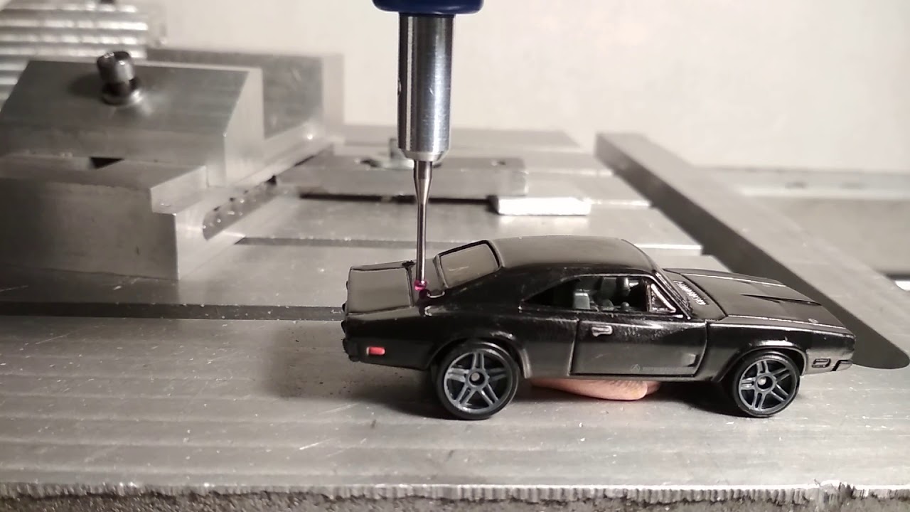 Fast scanning 3D touch probe on linuxcnc - YouTube