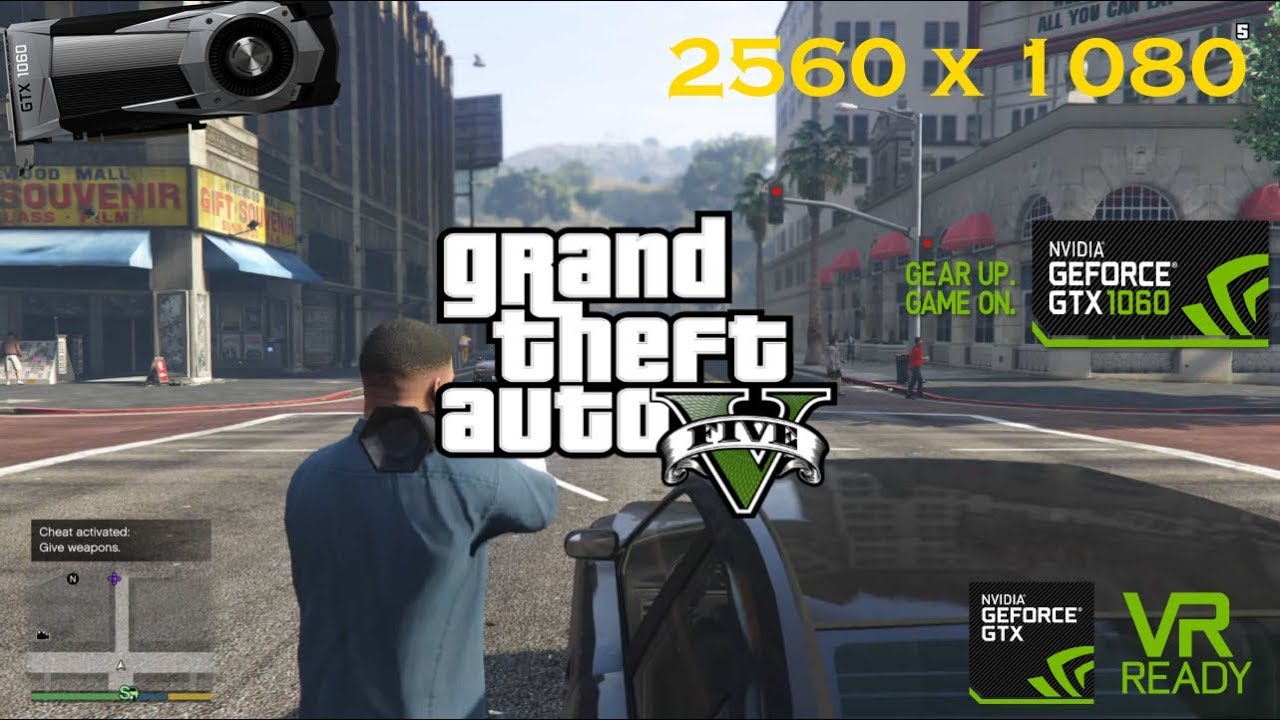 Grand Theft Auto ULTRAWIDE ULTRA SETTINGS | GTX 1060 Benchmark 2560 x ...