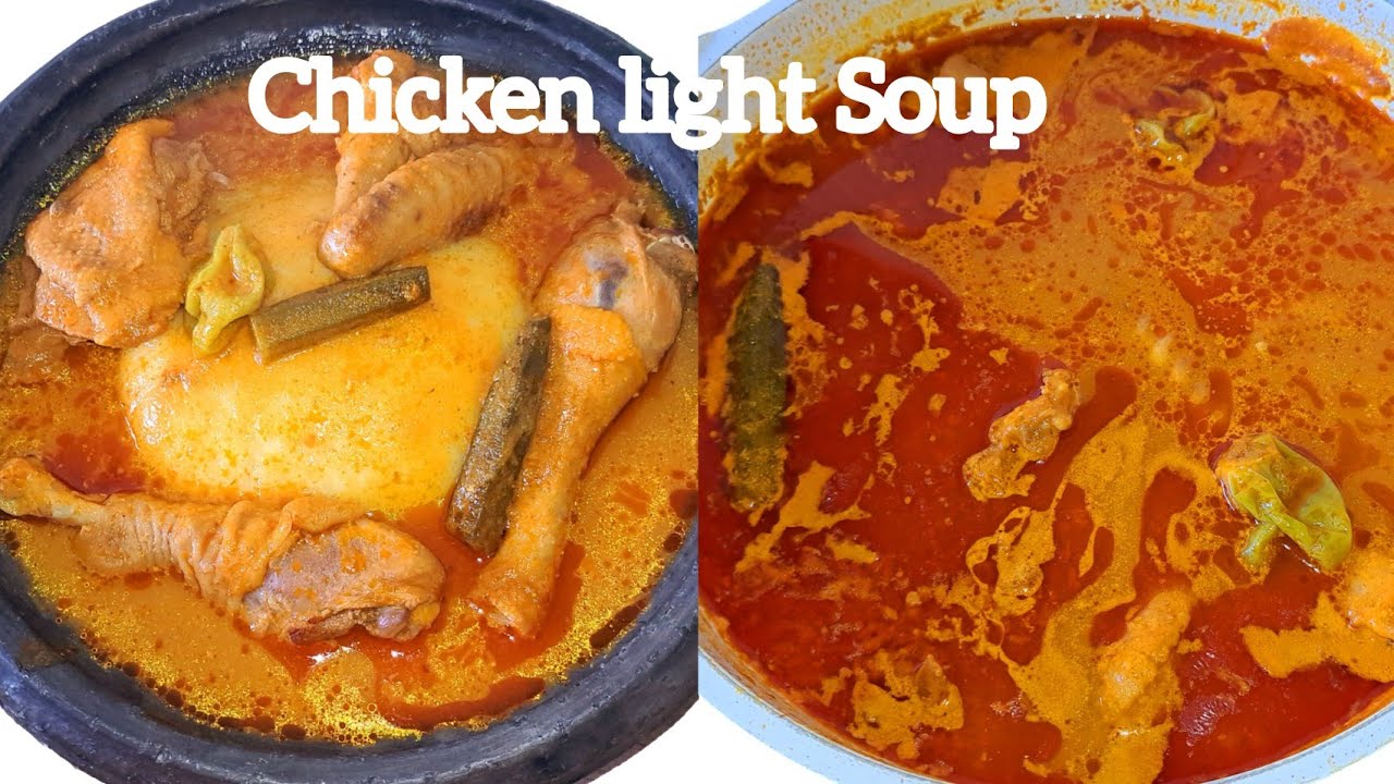 How to prepare perfect chicken light Soup// Easiest 🇬🇭 Ghana chicken ...
