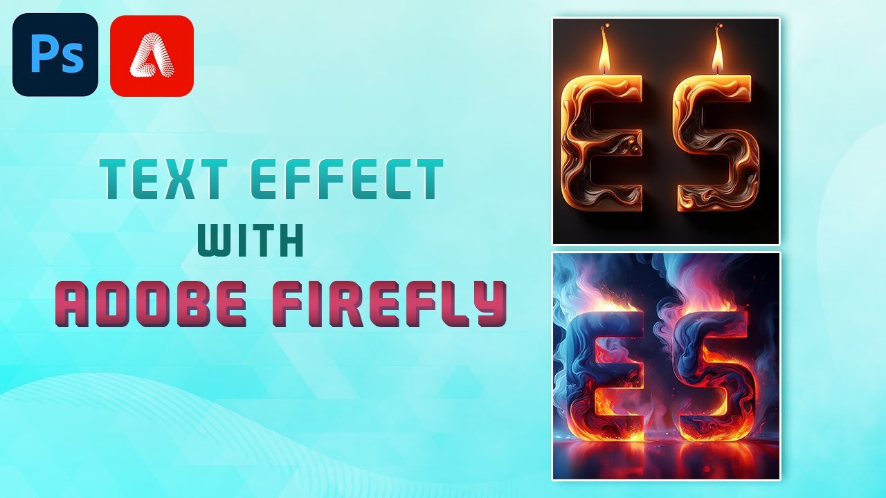 Text Effect with Adobe Firefly and Photoshop for Beginner - YouTube