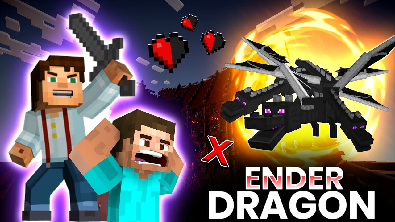 CAN I DEFEAT ENDER DRAGON ? | MINECRAFT GAMEPLAY - 10 Days Survival in ...