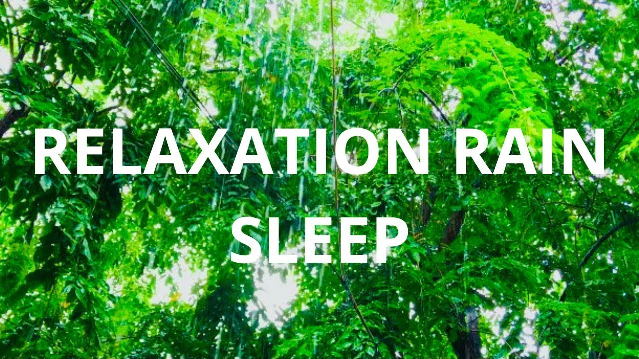 Soft rain, lullaby, solving insomnia instantly falling asleep | Rain ...