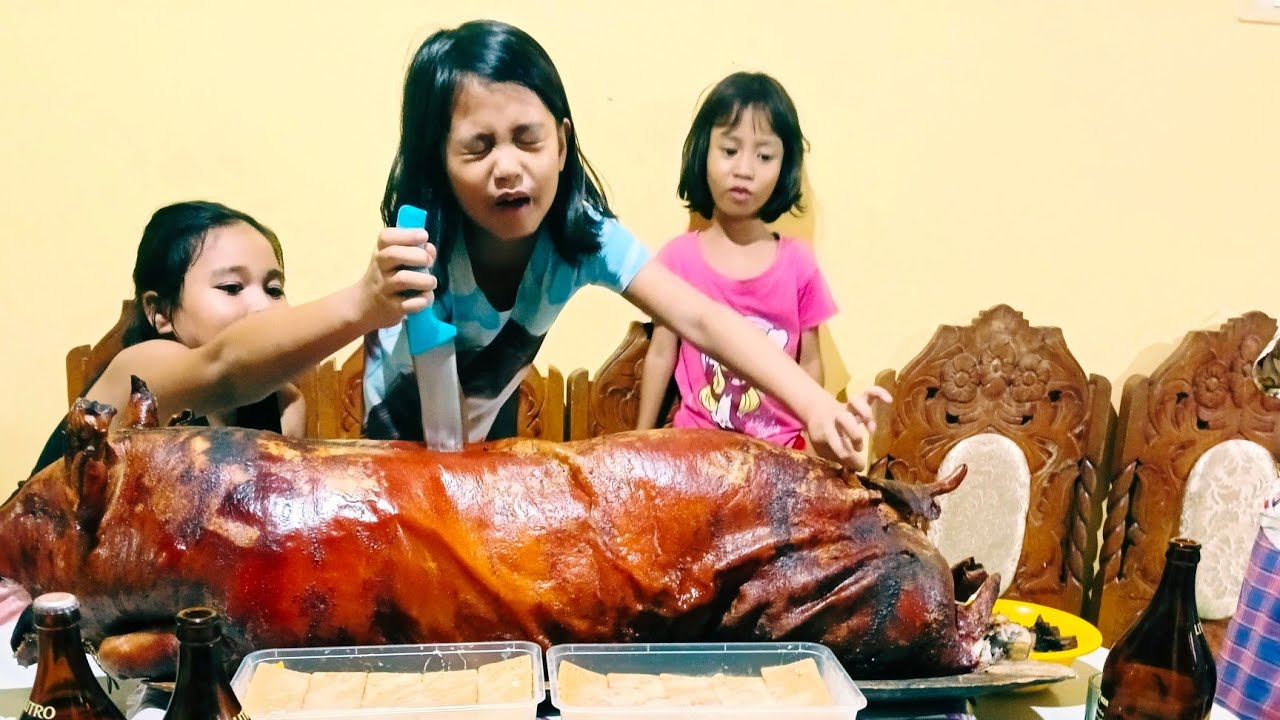 Traditional Letchon for Christmas - YouTube