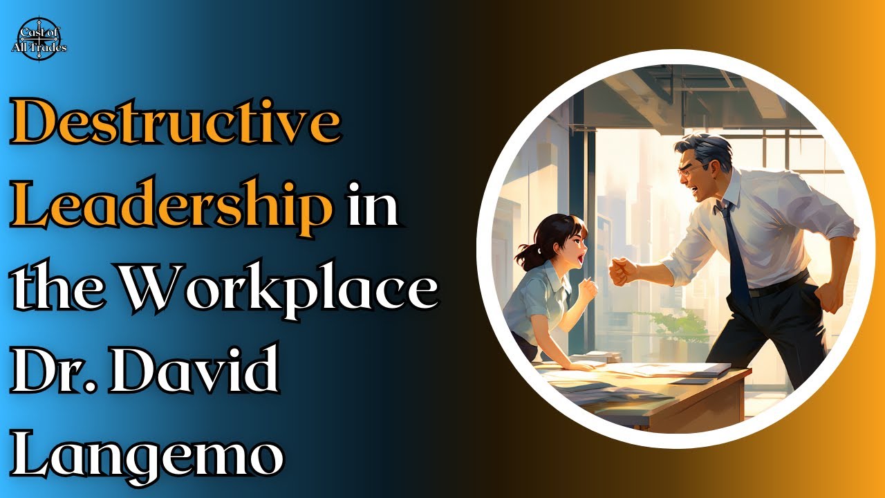 Destructive Leadership in the Workplace - Interview with Dr. David ...