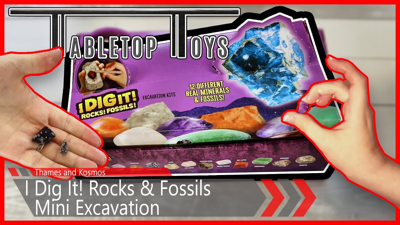 I Dig It! Rocks & Fossils Mini Excavation - Unboxing and Review - YouTube