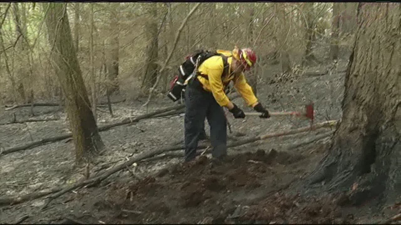 "Wet down" operation designed to prevent Mt. Tom wildfires - YouTube