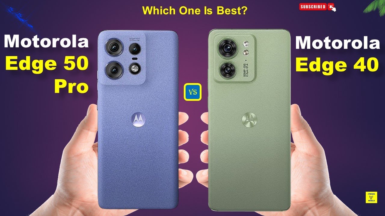 Motorola Edge 50 Pro Vs Motorola Edge 40 | Full Comparison ⚡ Which one ...
