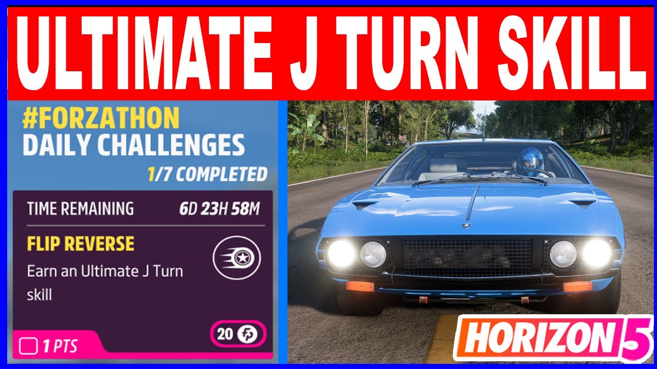 Forza Horizon 5 FLIP REVERSE Forzathon Daily Challenges How to Get an ...