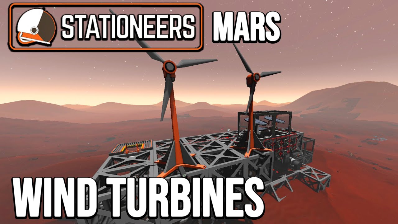 Wind Turbines and Mk2 Machines - Mars Survival Getting Started Guide ...