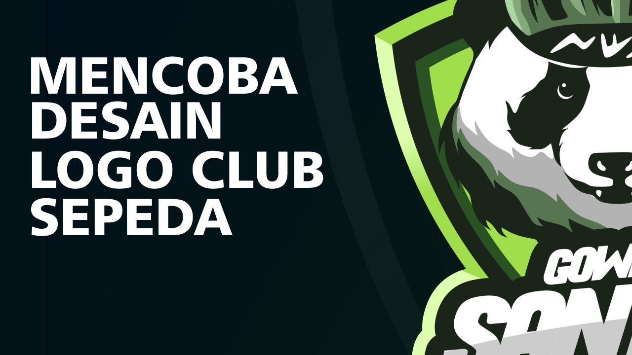 Desain logo club sepeda "gowes santuy" - YouTube