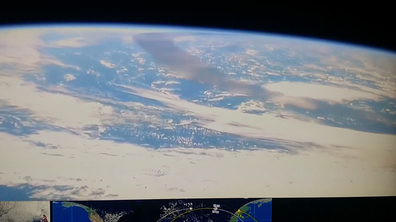 What is that NASA? Strange anomaly on ISS live feed - YouTube