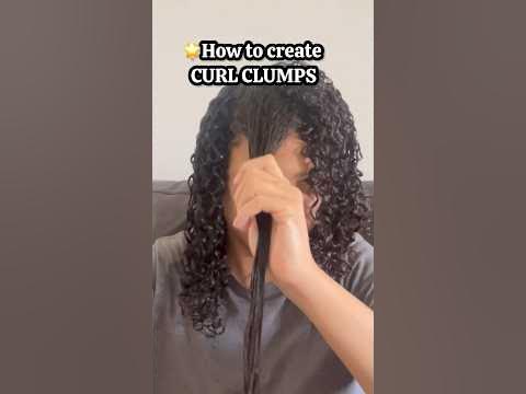 How To Create Curl Clumps! #shorts - YouTube