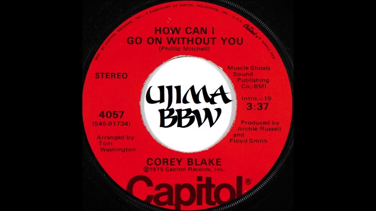 COREY BLAKE How Can I Go On Without You CAPITOL RECORDS 1975 - YouTube