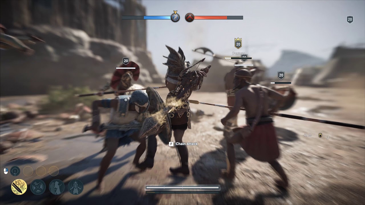 AC Odyssey battle - YouTube
