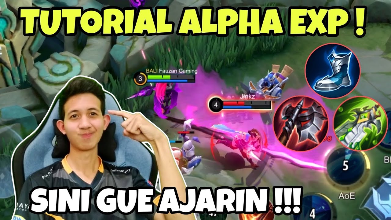 TUTORIAL ALPHA EXP PAKAI BUILD DAMAGE !!! - YouTube