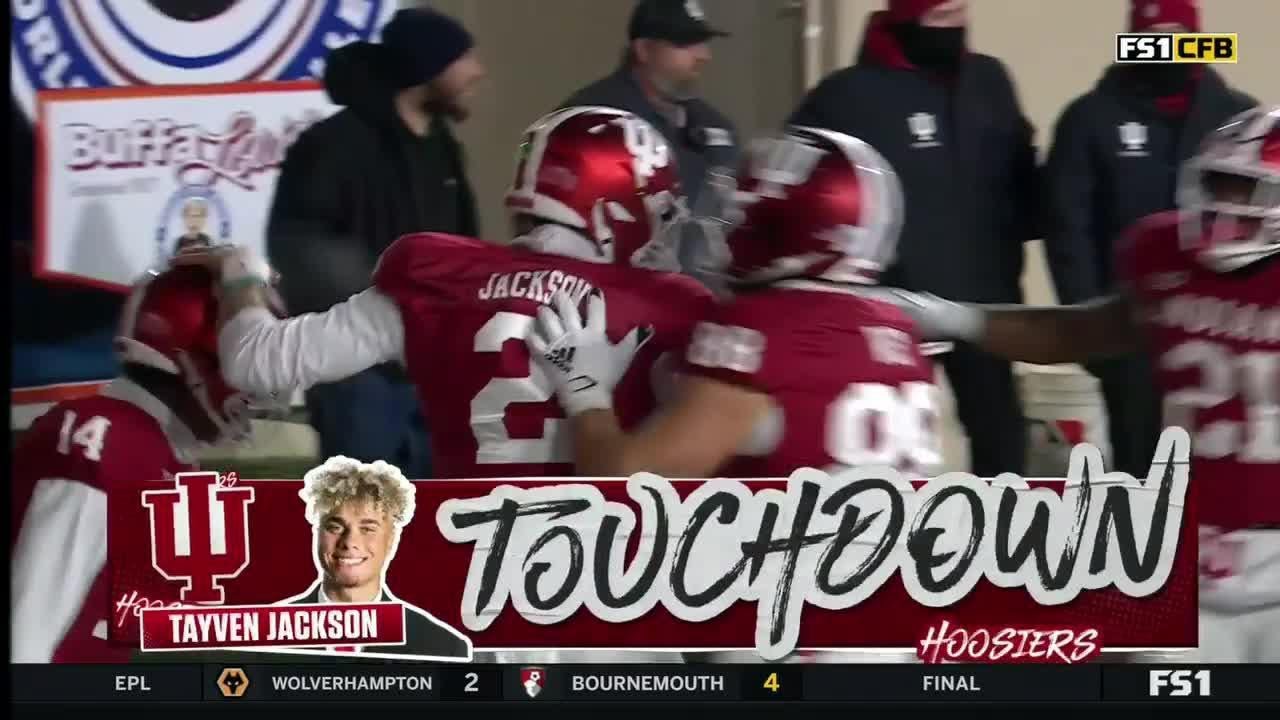 Tayven Jackson Scores For The Hoosiers vs. Purdue | Indiana Football ...