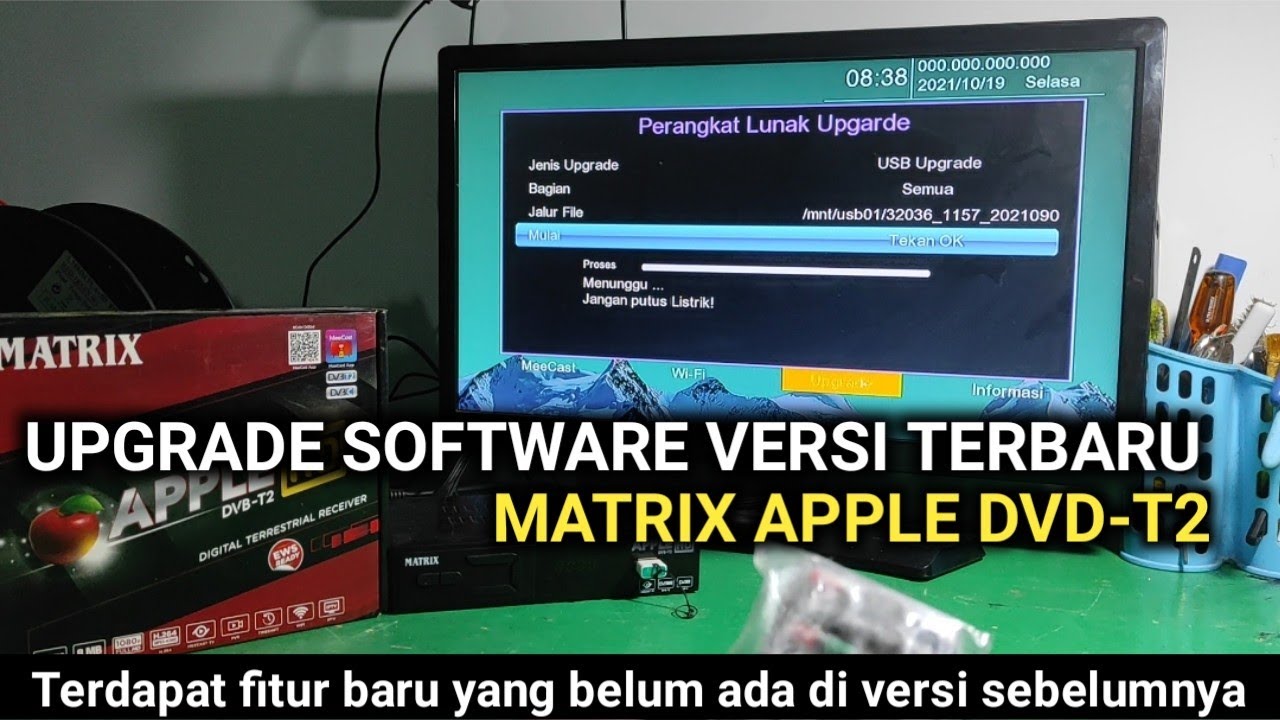 Cara mudah Upgrade Software (SW) MATRIX APPLE HD DVB-T2 - YouTube