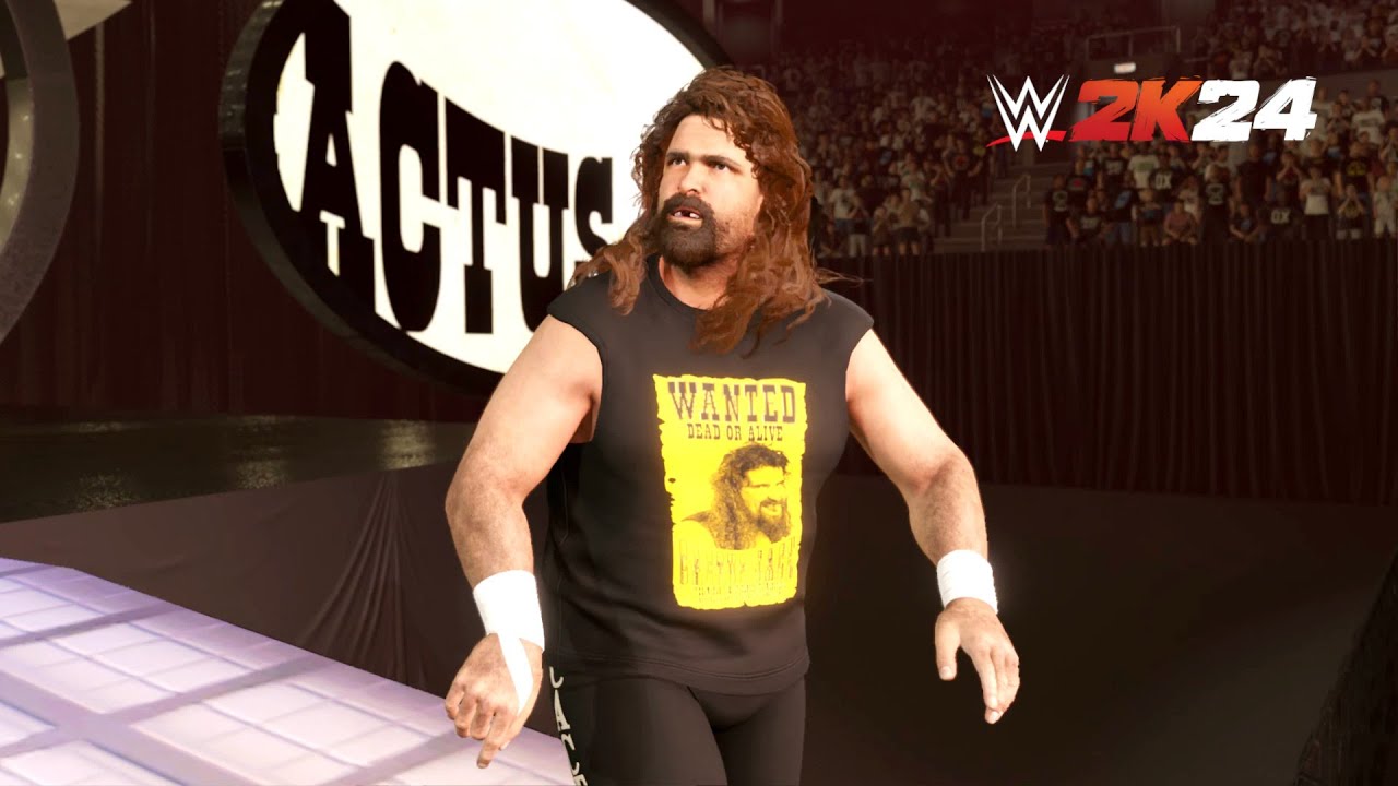 WWE 2K24 - Cactus Jack ENTRANCE (PS5) - YouTube