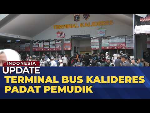 Terminal Bus Kalideres Padat Pemudik Lebaran 2026 | INDONESIA UPDATE
