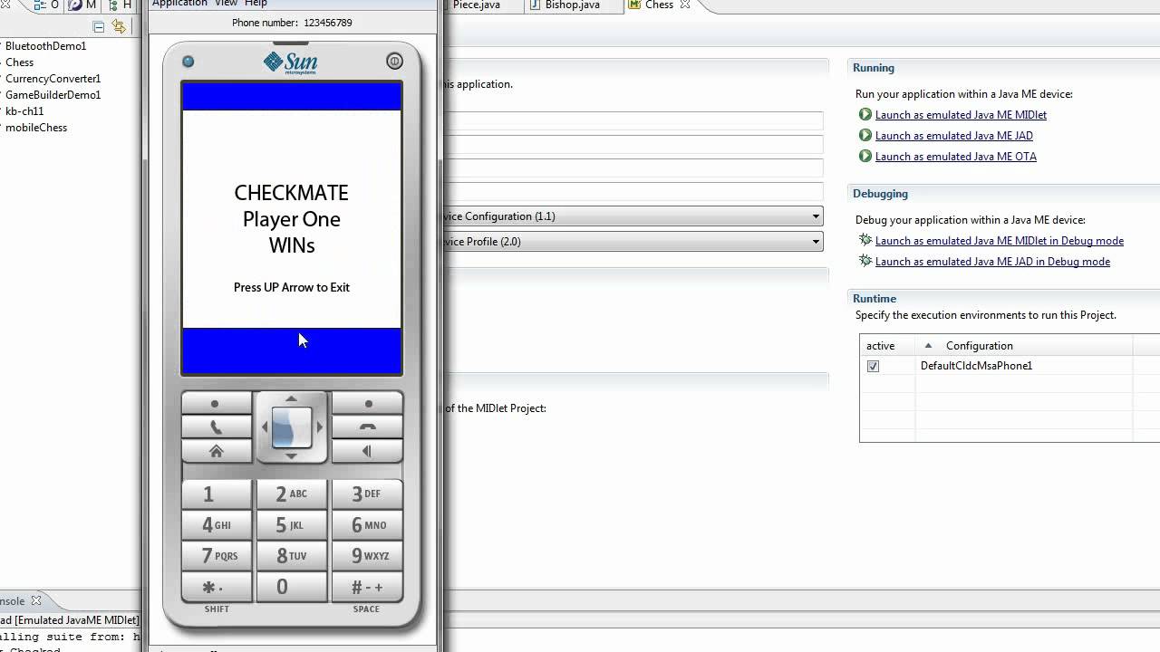 Mobile Chess Java ME Phone App Walkthrough - YouTube
