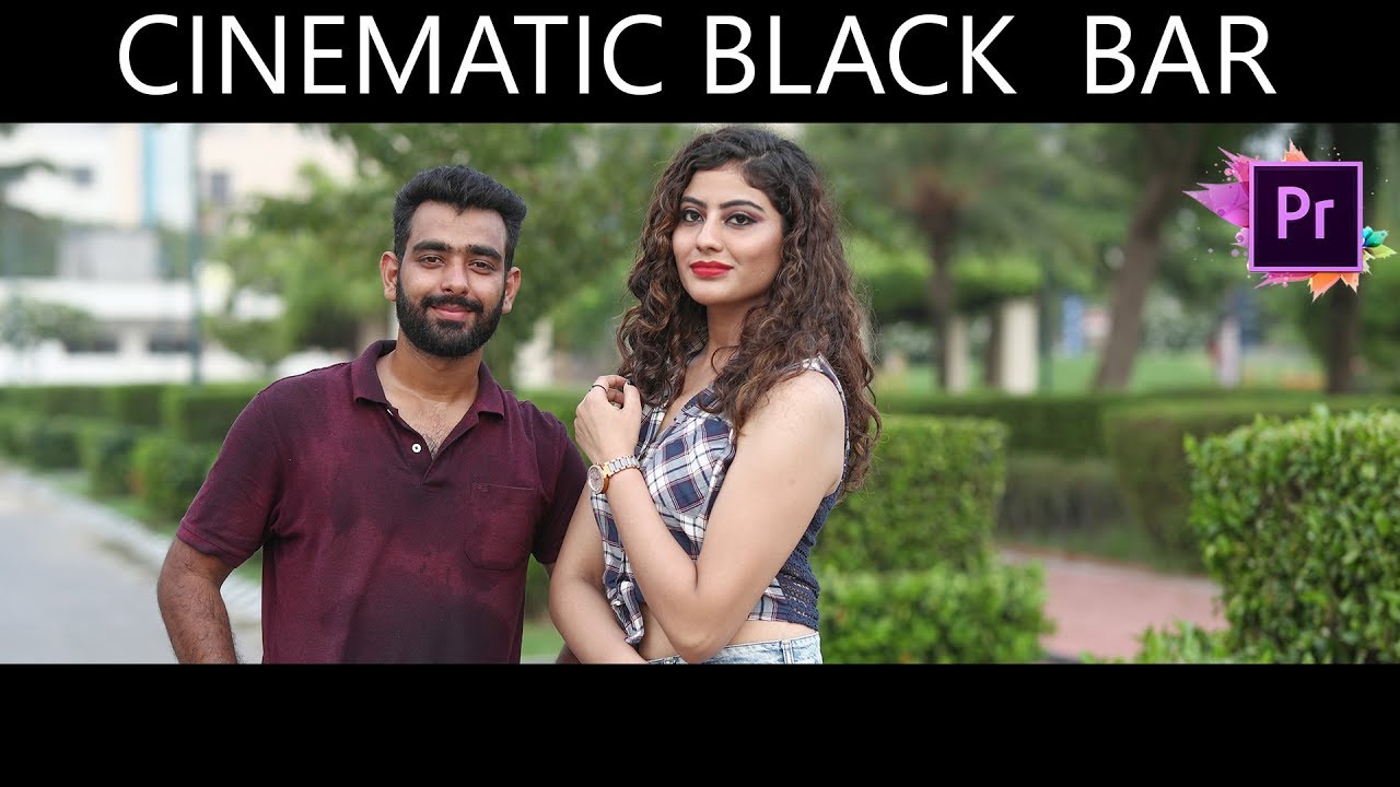 How to Create or Add Cinematic Black Bar To Video Premiere Pro Cc - YouTube