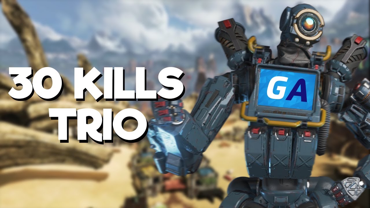 30 KILLS TRIO APEX LEGENDS GAMEPLAY - YouTube