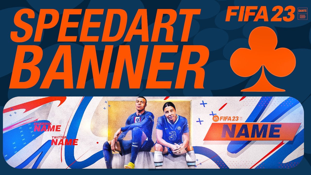 FIFA 23 SPEEDART BANNER FOR GFX PACK - YouTube