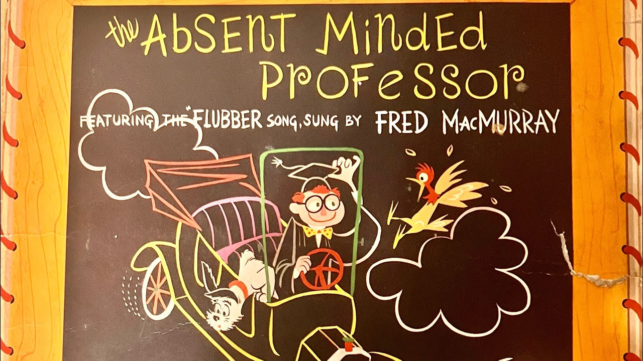 Vintage vinyl. The Absent Minded Professor. FLUBBER. Walt Disney - YouTube