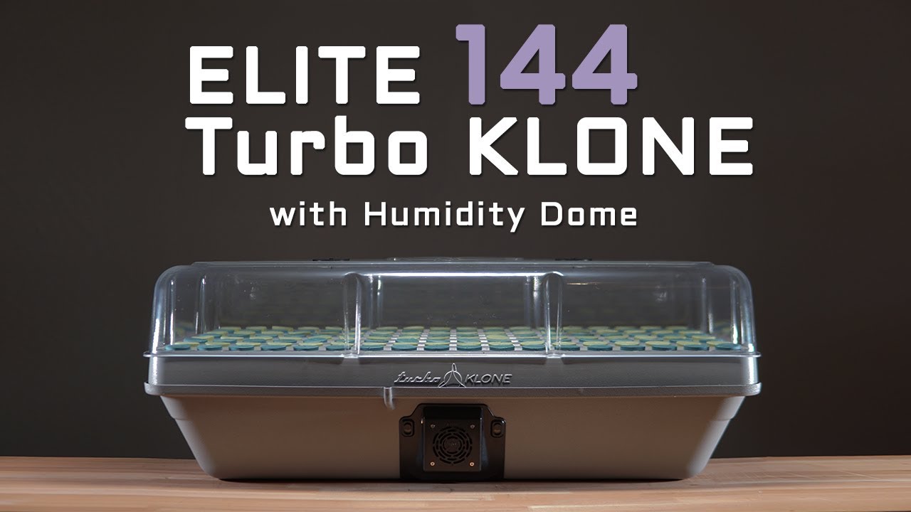 TurboKlone Elite 144 - WITH Humidity Dome Unboxing & Setup | Hydroponic ...