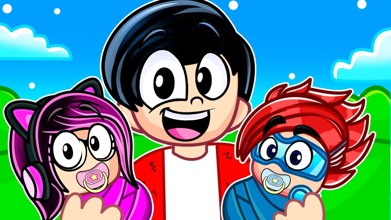 ME CONVIERTO EN PAPÁ de Kori y Luky en Roblox | Karim Juega - YouTube