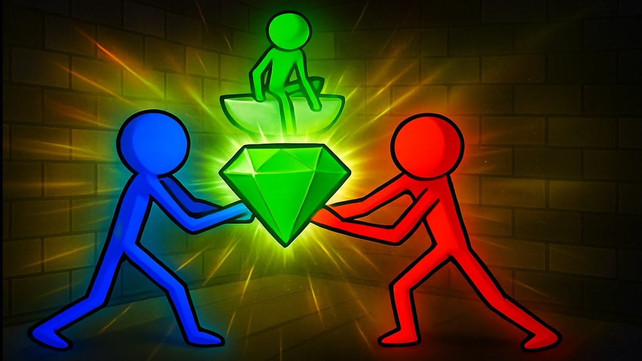 Stickman Animation: The Epic Diamond Battle OF Watergirl AND Fireboy ...