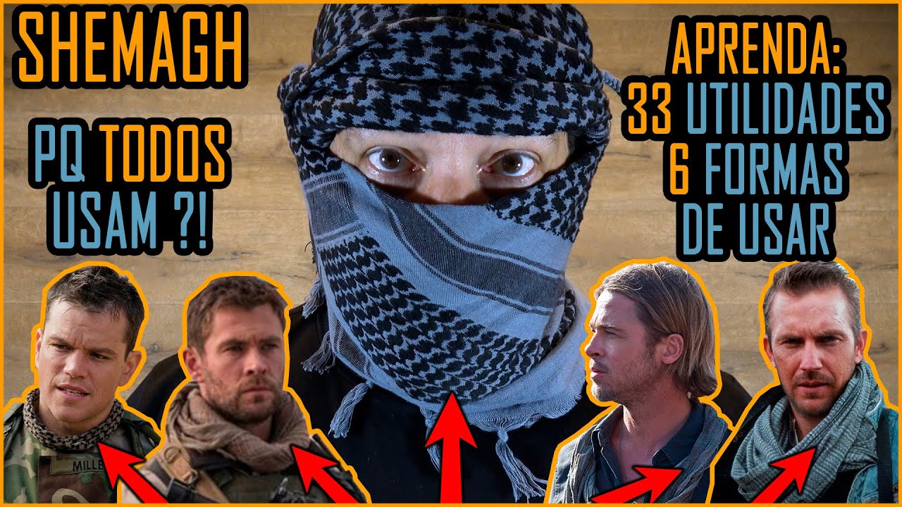 Shemagh: Guia Completo e Pq Todo Mundo Usa! #LençoPalestino #Bandana ...
