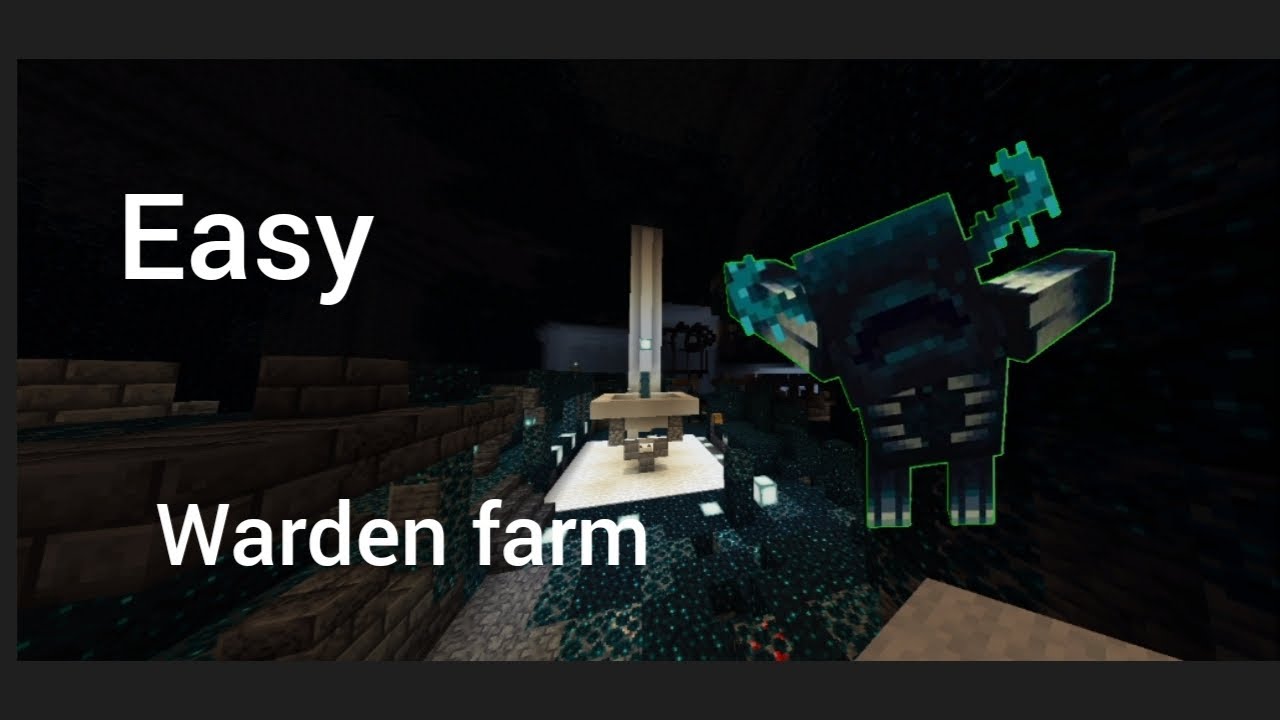 HOW TO MAKE A WARDEN FARM IN MINECRAFT. BUILDIT - YouTube