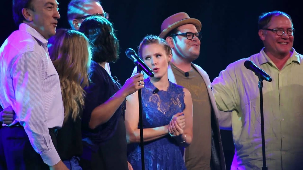 Frozen Cast All Sing - Let It Go Live at D23 Expo2015 - YouTube