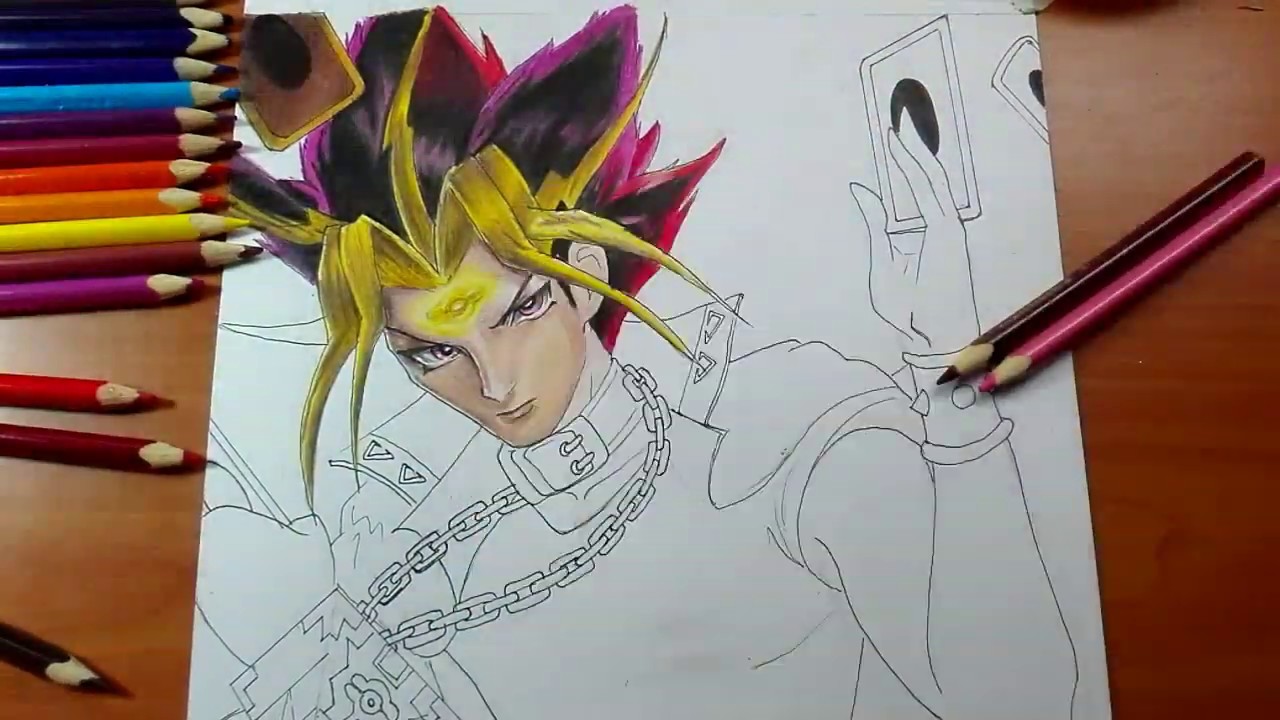 Como dibujar a Yugi Yami (Faraon Atem) Yu-Gi-Oh! Duel MonsterslHow TO ...