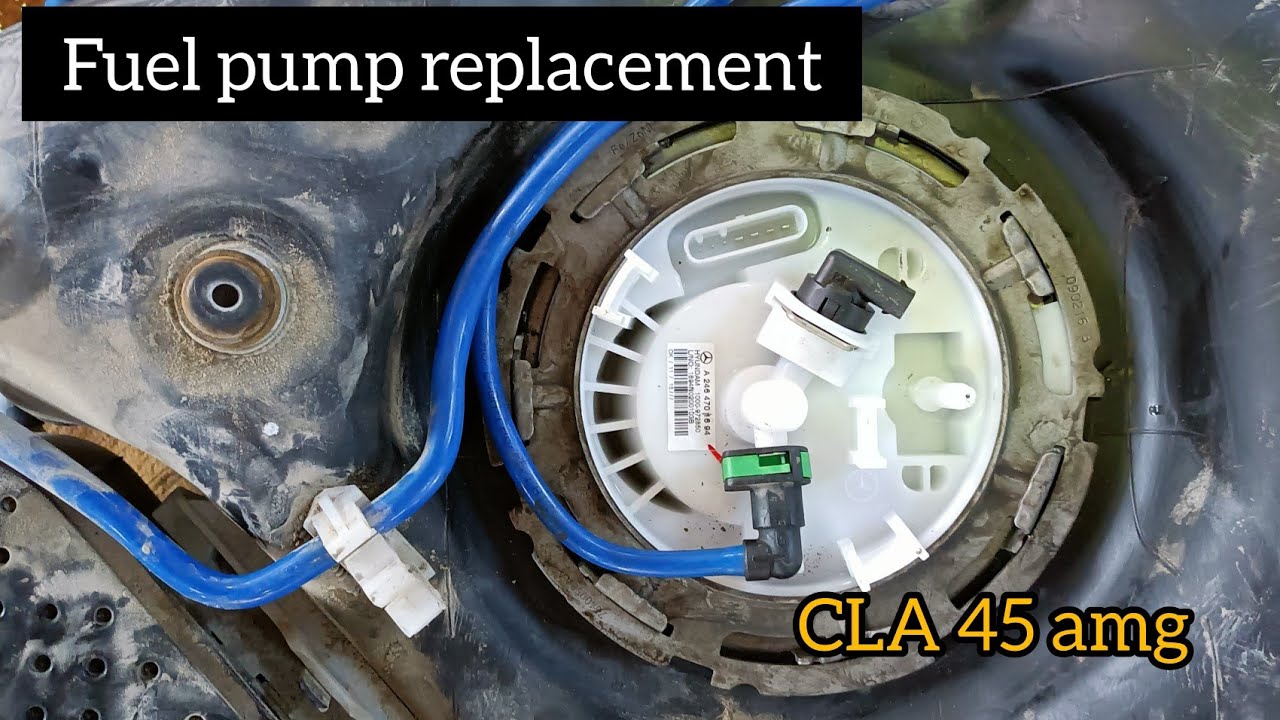 Mercedes CLA 45 fuel ⛽ pump ⛽ replacement - YouTube