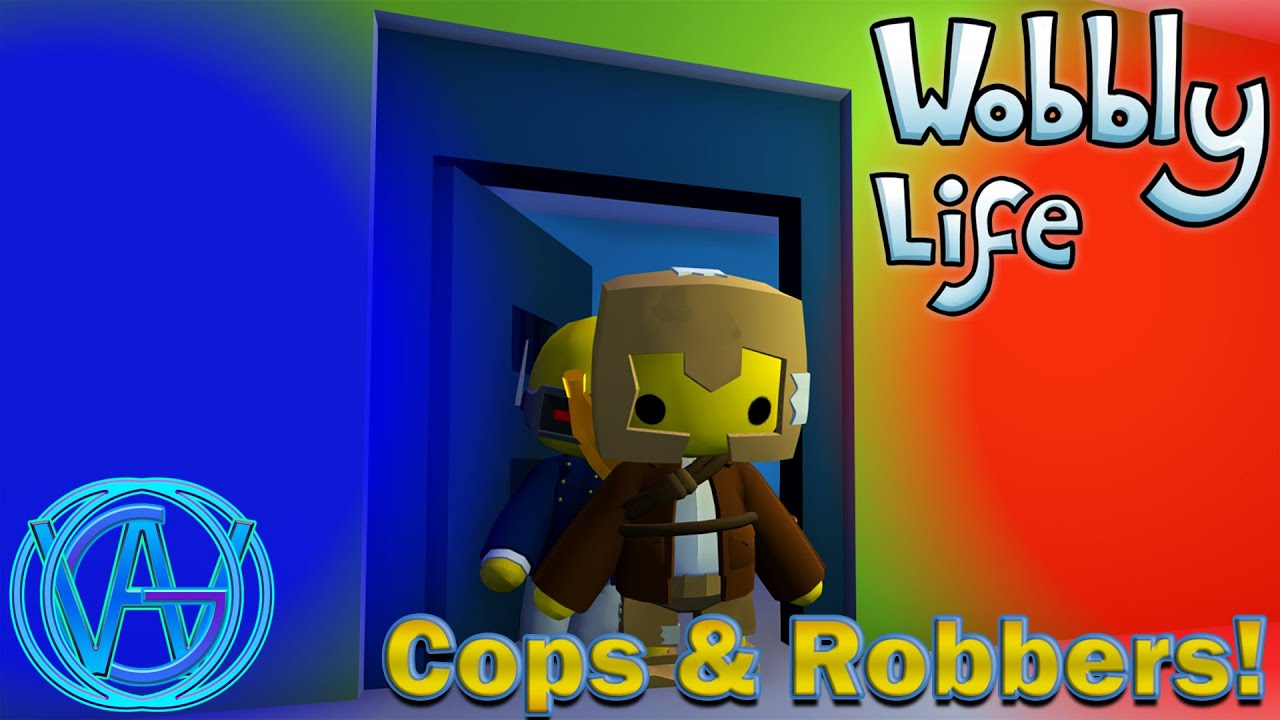 We played Cops & Robbers in Wobbly Life! - YouTube