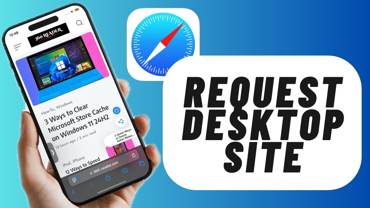 How to Request Desktop Website in Safari in iOS 18 on iPhone & iPad ...