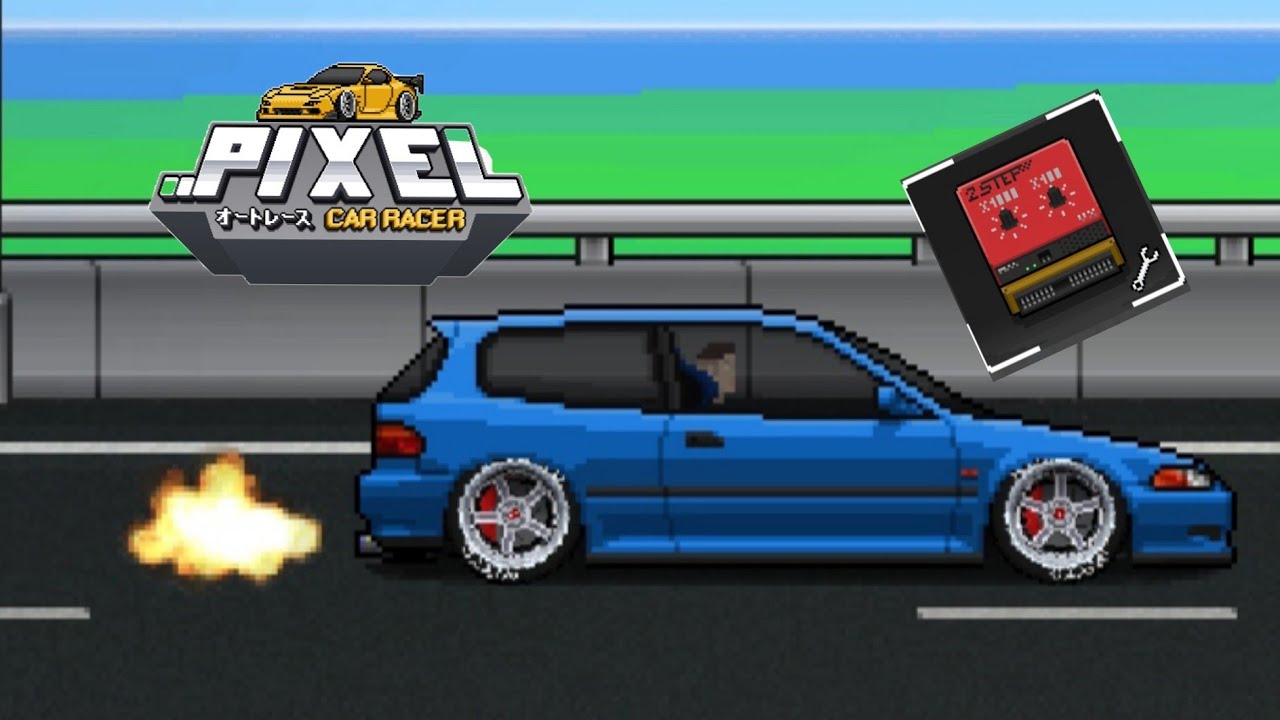 short launch control pixel car racer - YouTube