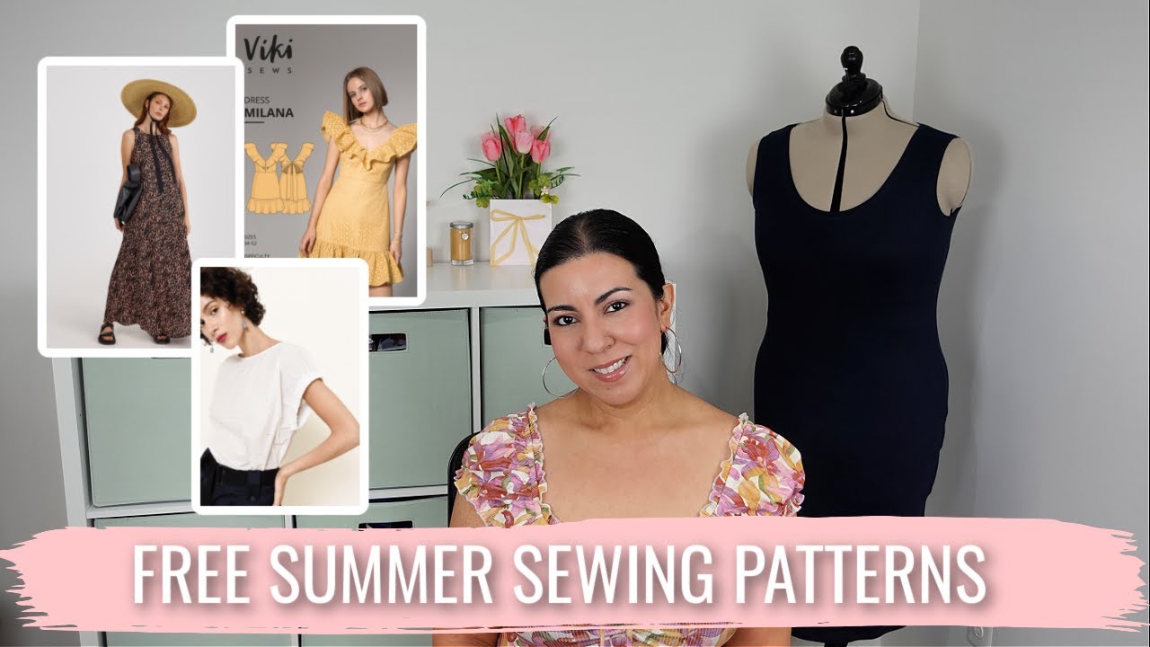 Free Summer Sewing Patterns - YouTube