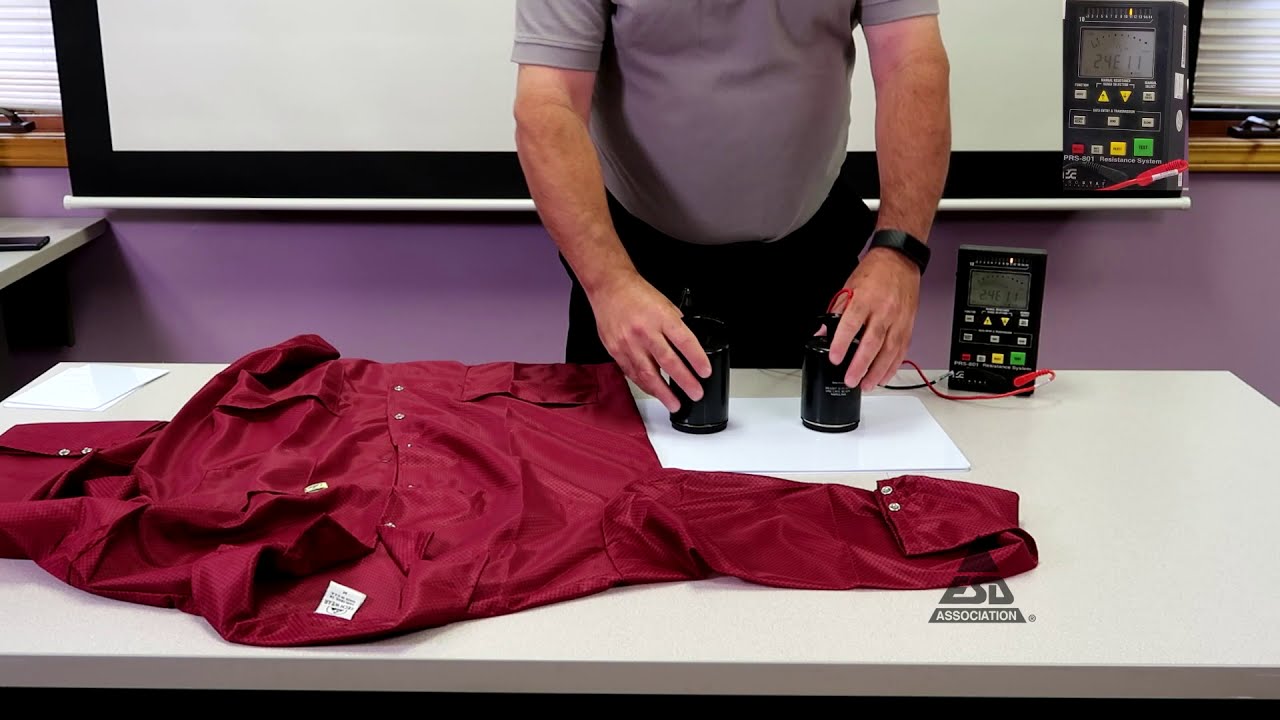Measuring Resistance of a Static Control Garment - ANSI/ESD S20.20 ...