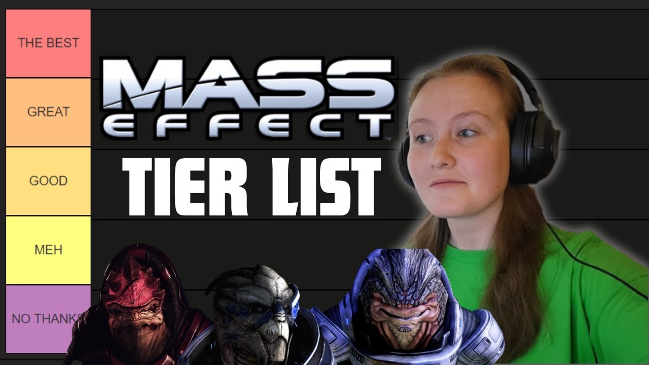 Mass Effect Squadmates Tier List Ranking - YouTube