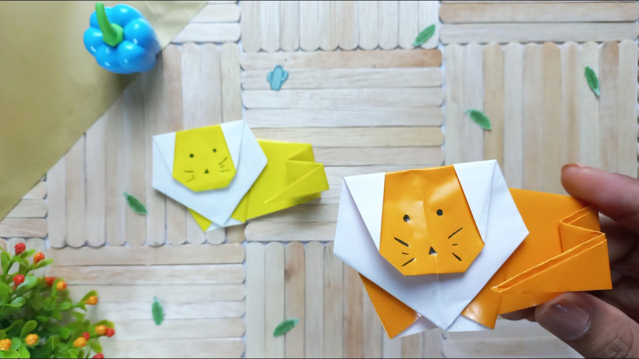 ORIGAMI LION - How to make an easy origami - YouTube