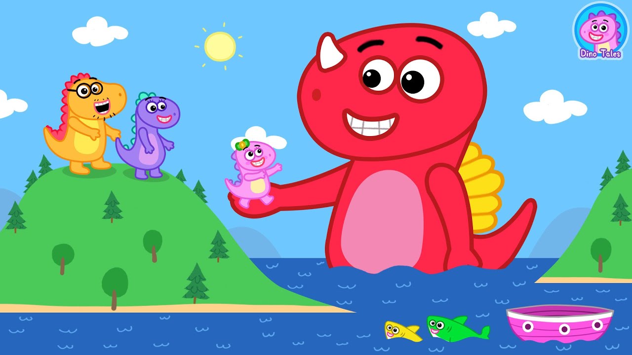Giant Brother Dinosaur - Kids Dino Family Adventure - Dinosaur Family ...