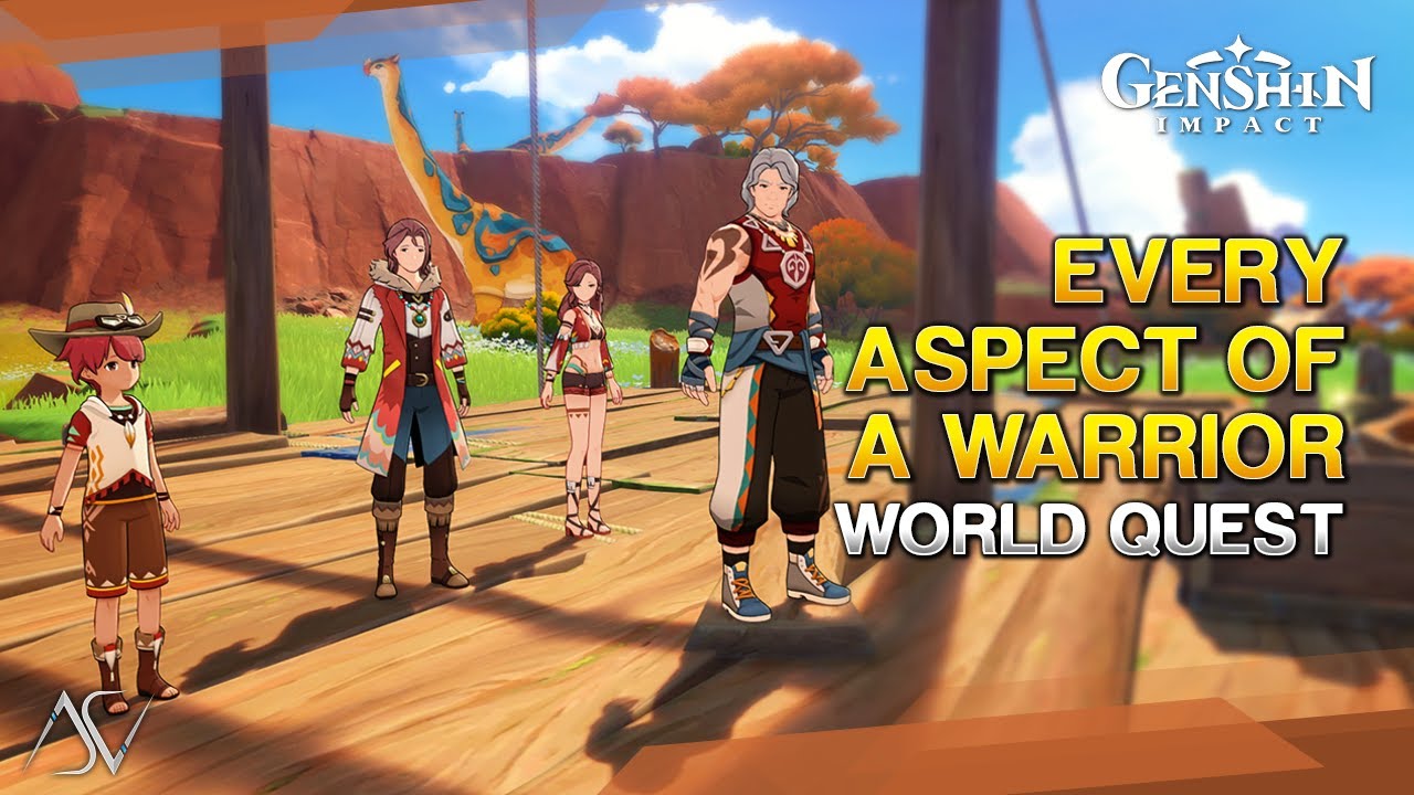 Every Aspect of a Warrior (Guide) - World Quest | Genshin Impact - YouTube