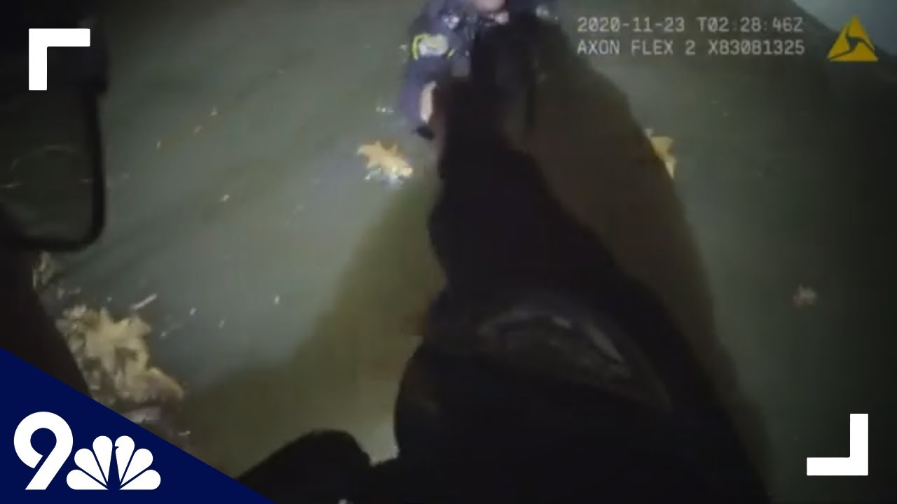 Body camera footage shows dramatic water rescue in Ohio - YouTube