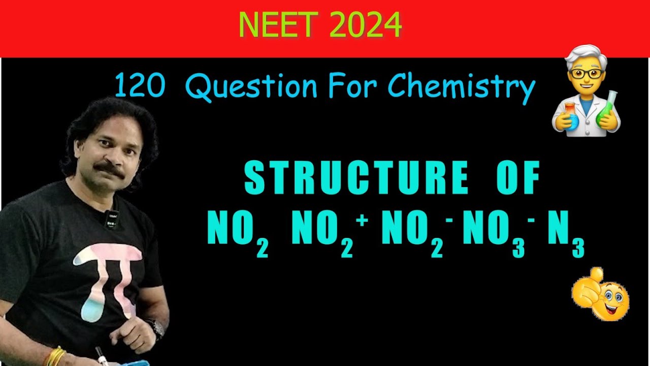 Hybridization and Structure of NO2 , NO2+ , NO2- , NO3- , N3- - YouTube